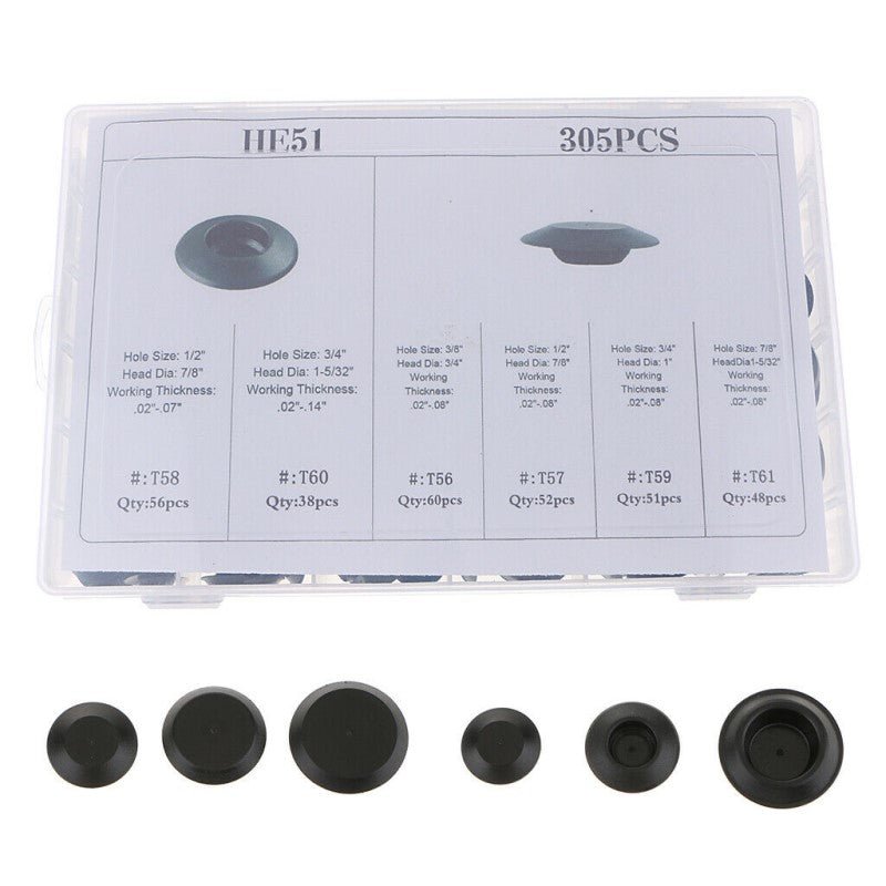 super PDR Car Plastic Flush Mount Hole Plugs 305 PCS